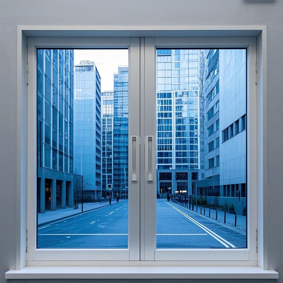 Soundproof Aluminium Alloy Sliding Windows Customized Sliding Open Style