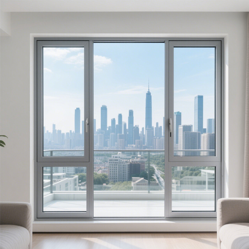 Modern Gray Aluminum Windows & Sliding Doors - Energy Efficient