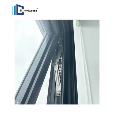 Home Office Vertical Aluminium Swing Window Customized Size