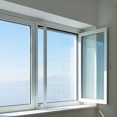Soundproof Aluminium Alloy Sliding Windows Customized Sliding Open Style